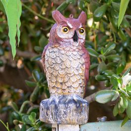 Plastic Owl 11 Inch decorative Owl for Outdoor Gardens & Homes